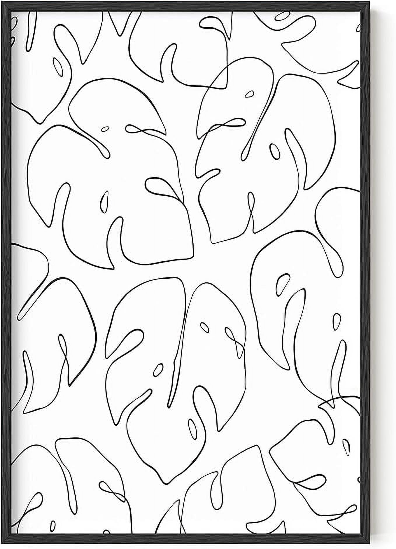 HAUS AND HUES Tropical Leaves Prints Monstera Leaf Decor Leaf Prints ...