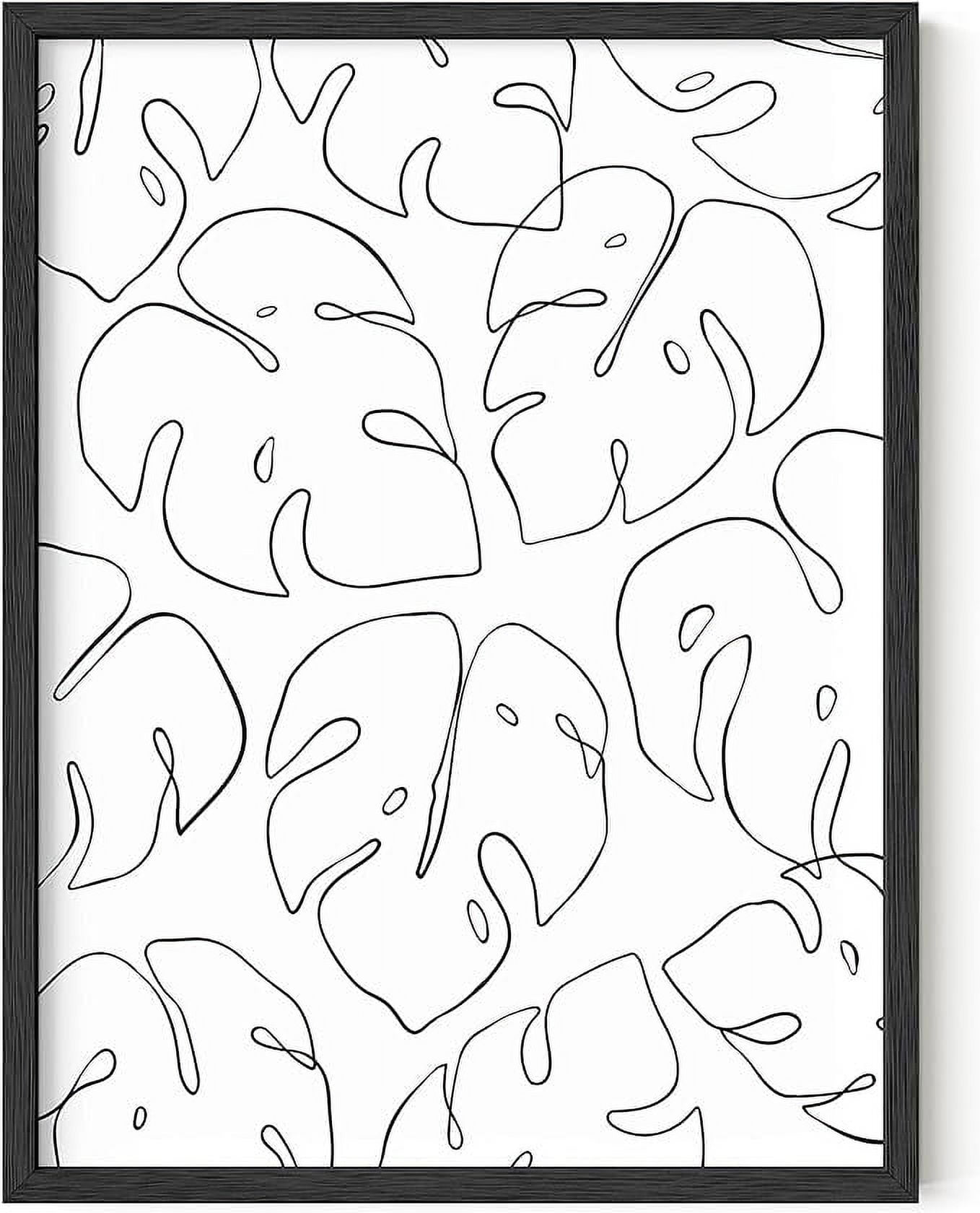 HAUS AND HUES Tropical Leaves Prints Monstera Leaf Decor Leaf Prints ...