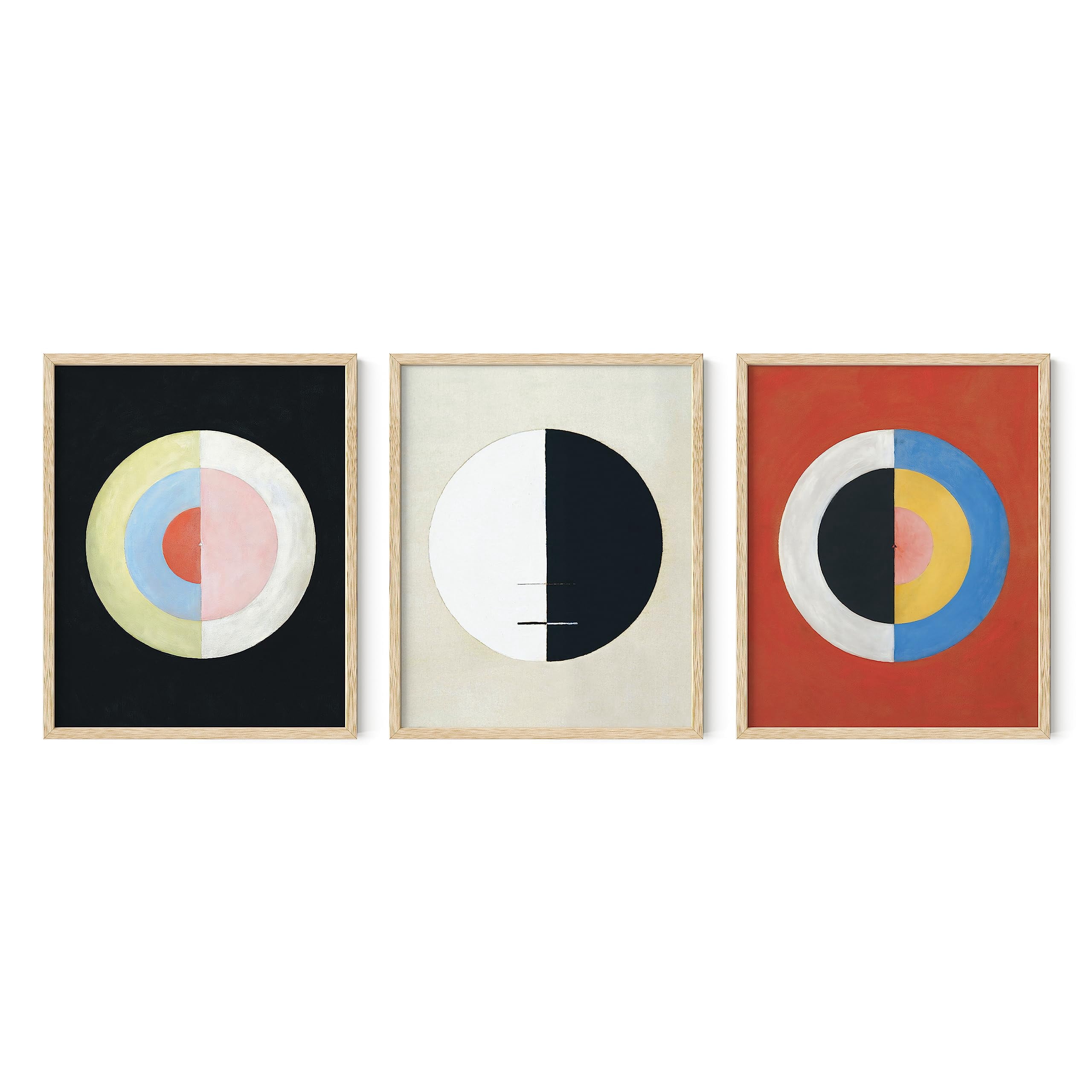 HAUS AND HUES Vintage Art Prints - Set of 3 Artist Posters Hilma Af ...