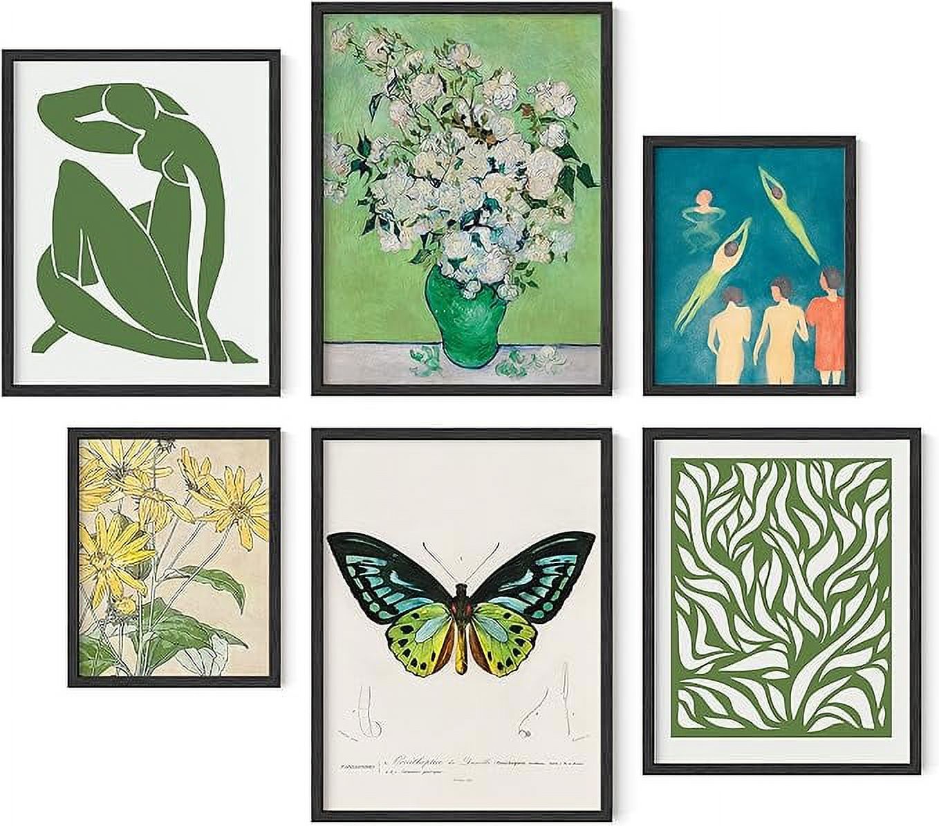 HAUS AND HUES Vintage Prints For Wall Decor - Matisse Wall Art Framed ...