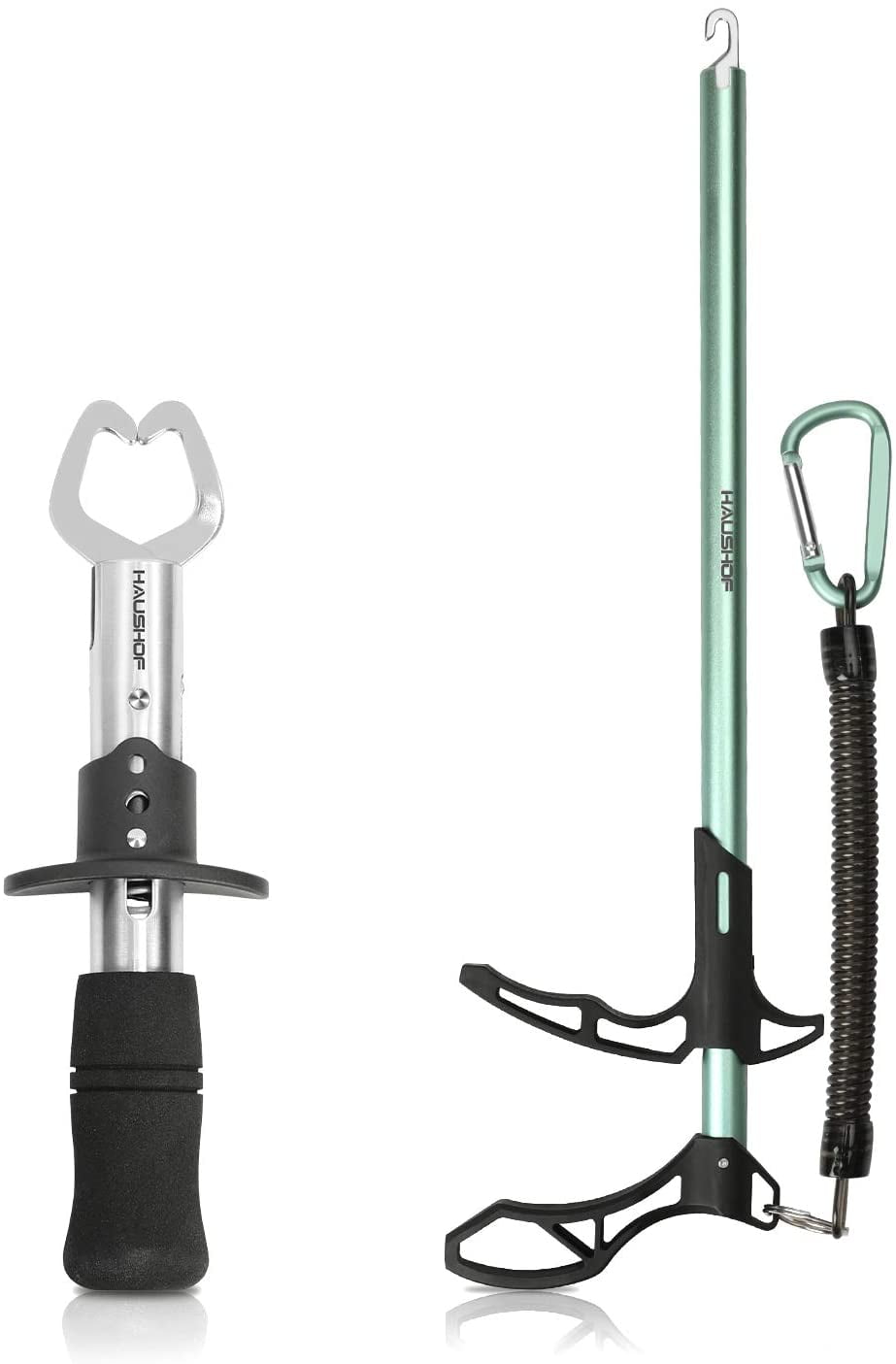 HAUSHOF Fish Hook Remover and Fish Lip Gripper, Aluminum-Alloy Squeeze ...