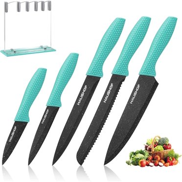 Mainstays 23 Piece Knife and Kitchen Tool Set with Wood Storage Block ...
