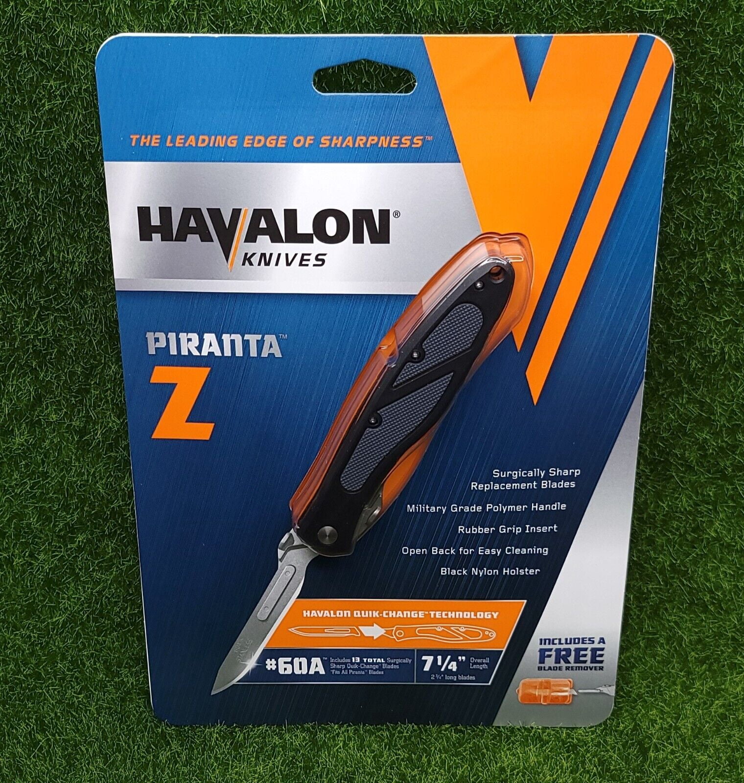 HAVALON PIRANTA FIELD KNIFE 2.75" STAINLESS STEEL REPLACEABLE POLYMER ...
