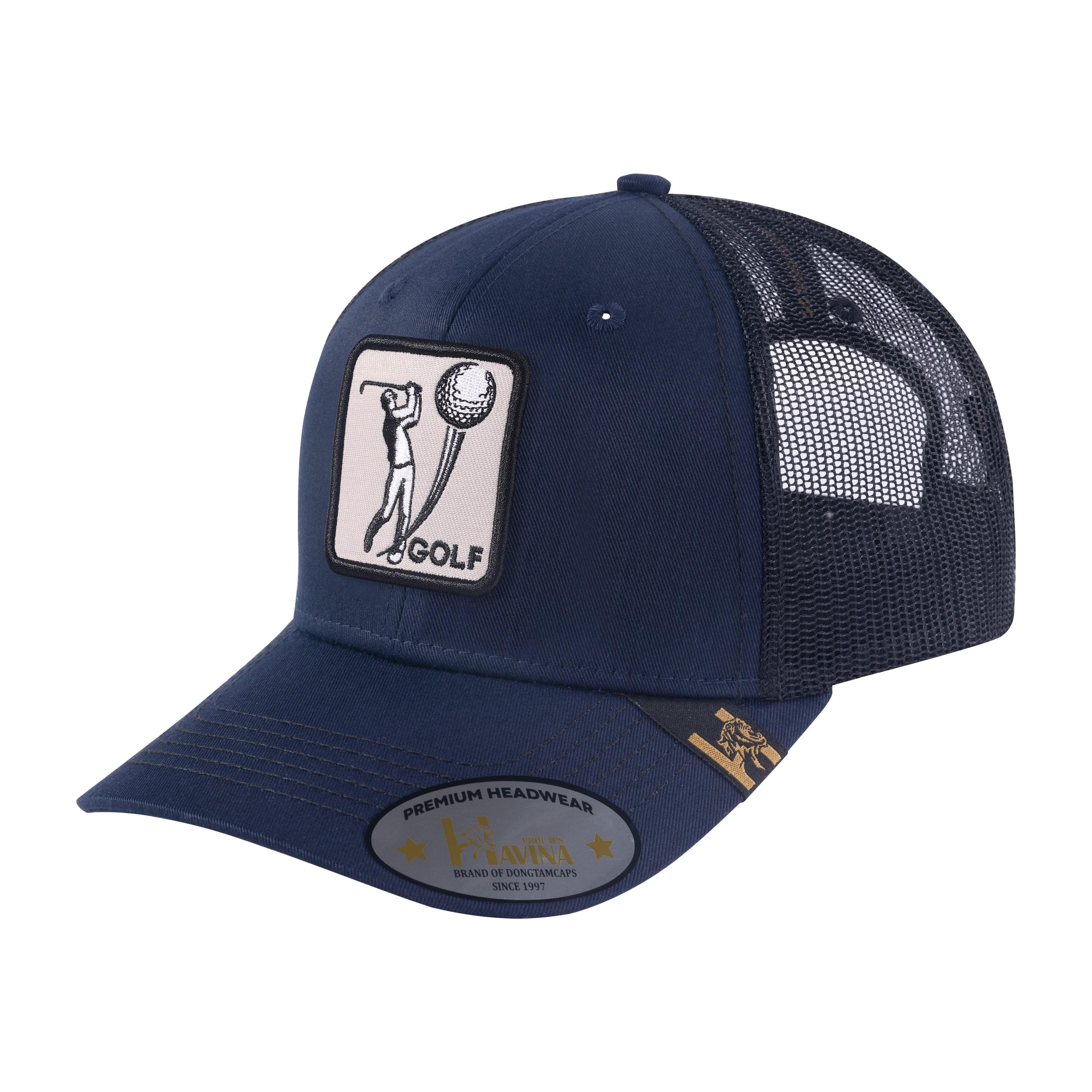 NEW Puma Pineapple Trucker P White Pepper/Navy Blazer Snapback Golf Hat ...