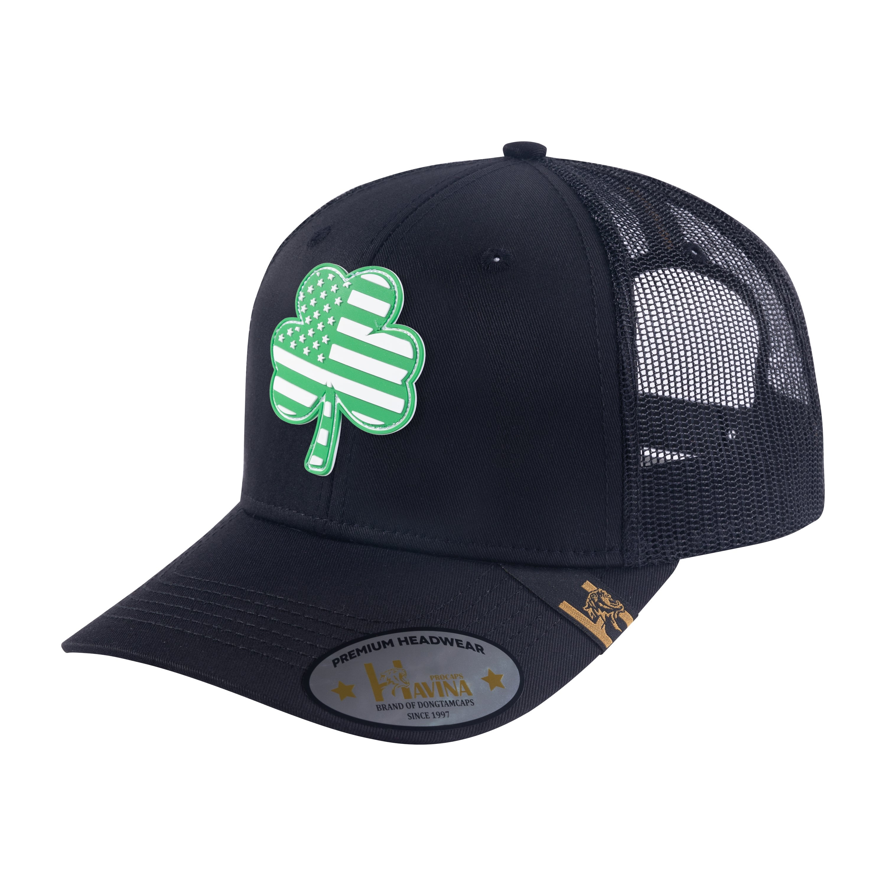 HAVINA PRO CAPS - Embroidered St. Patrick'S Day Four Leaf Shamrock - 6 ...