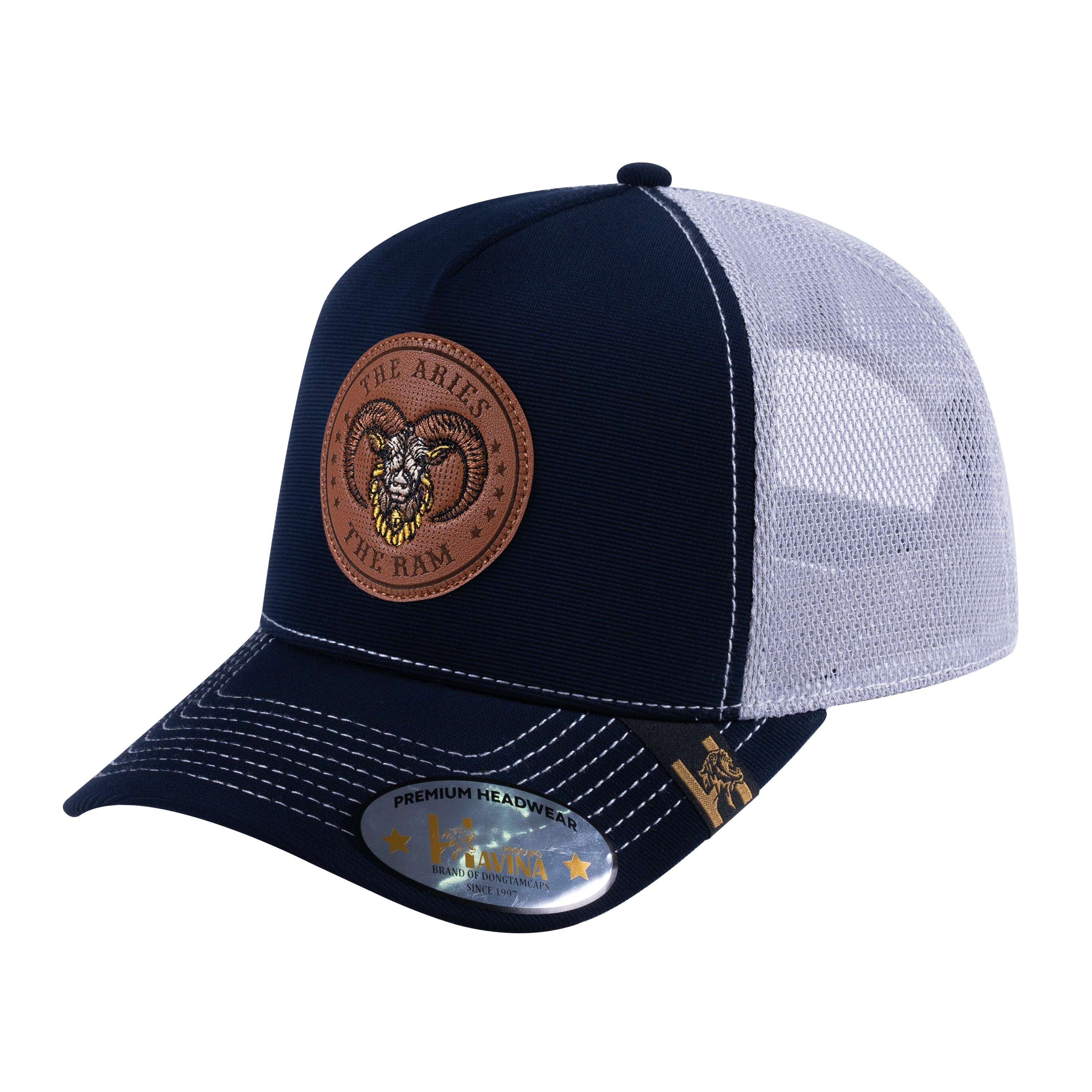 HAVINA PRO CAPS - V2 Embroidered And Laser-Engraved Aries Zodiac (March ...