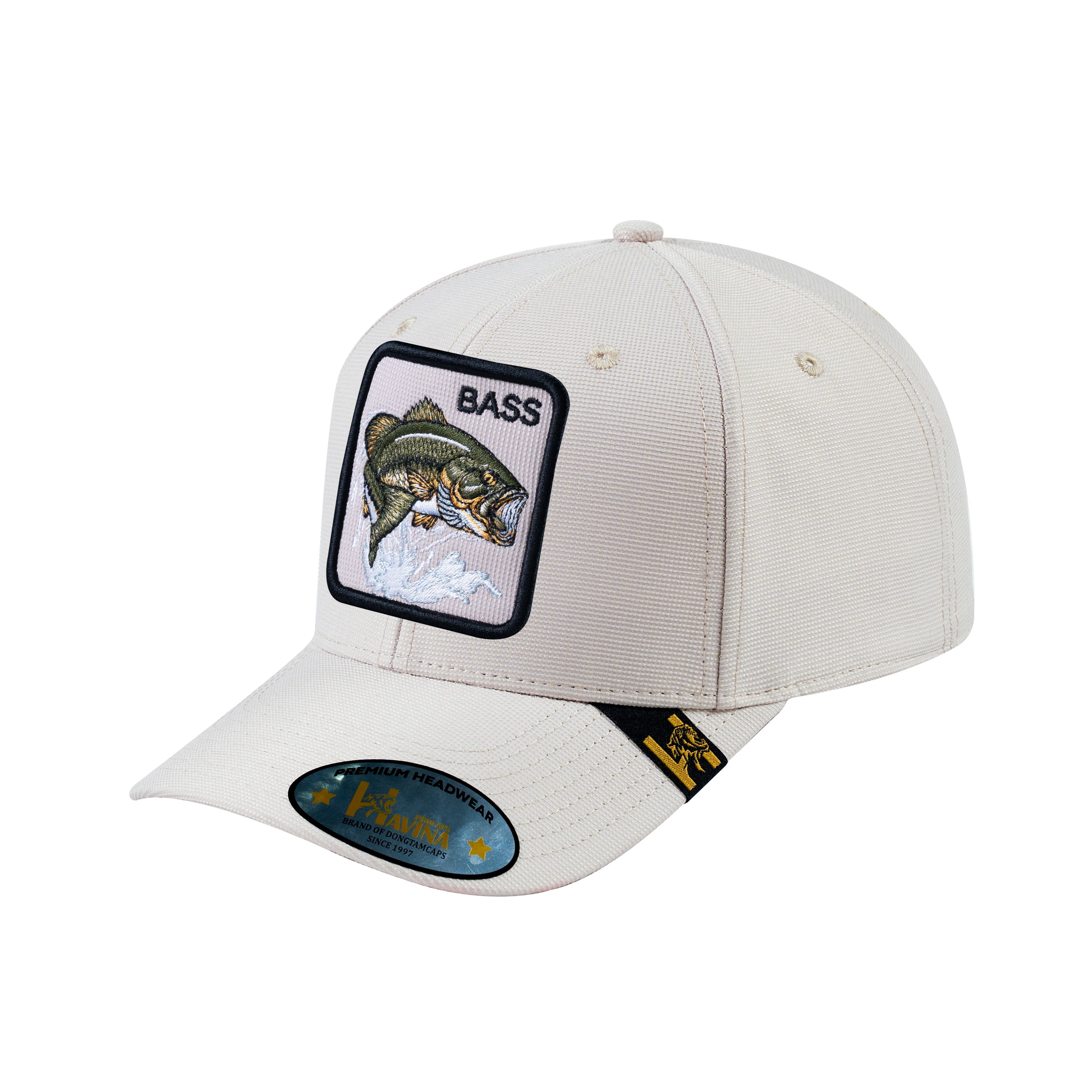 HAVINA PRO CAPS - V2 Embroidered The Bass - 6 Panel Baseball Cap ...