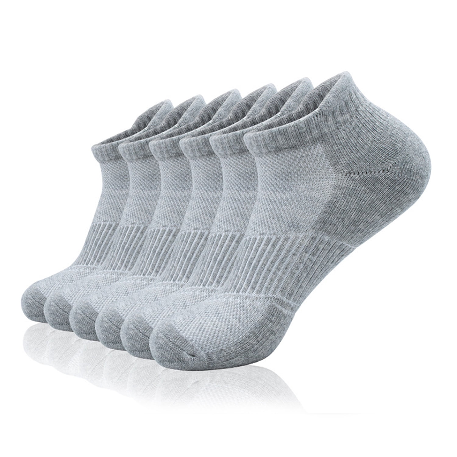 HAWEE Ankle Socks Thin Cotton Gym Socks Athletic Mini Crew Socks 6 ...