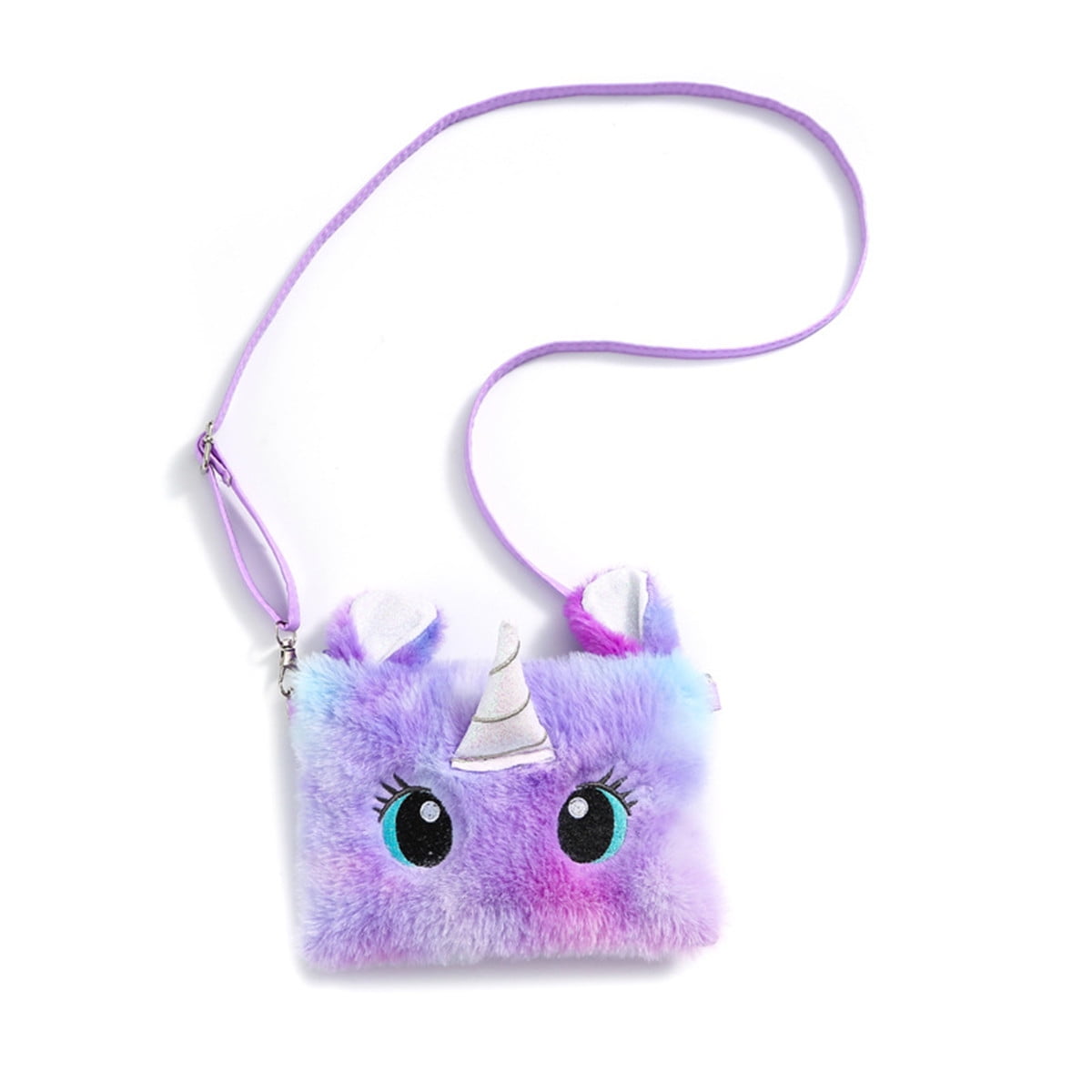 HAWEE Cartoon Plush Purses and Handbags Unicorn Coin Wallet Pouch Money ...