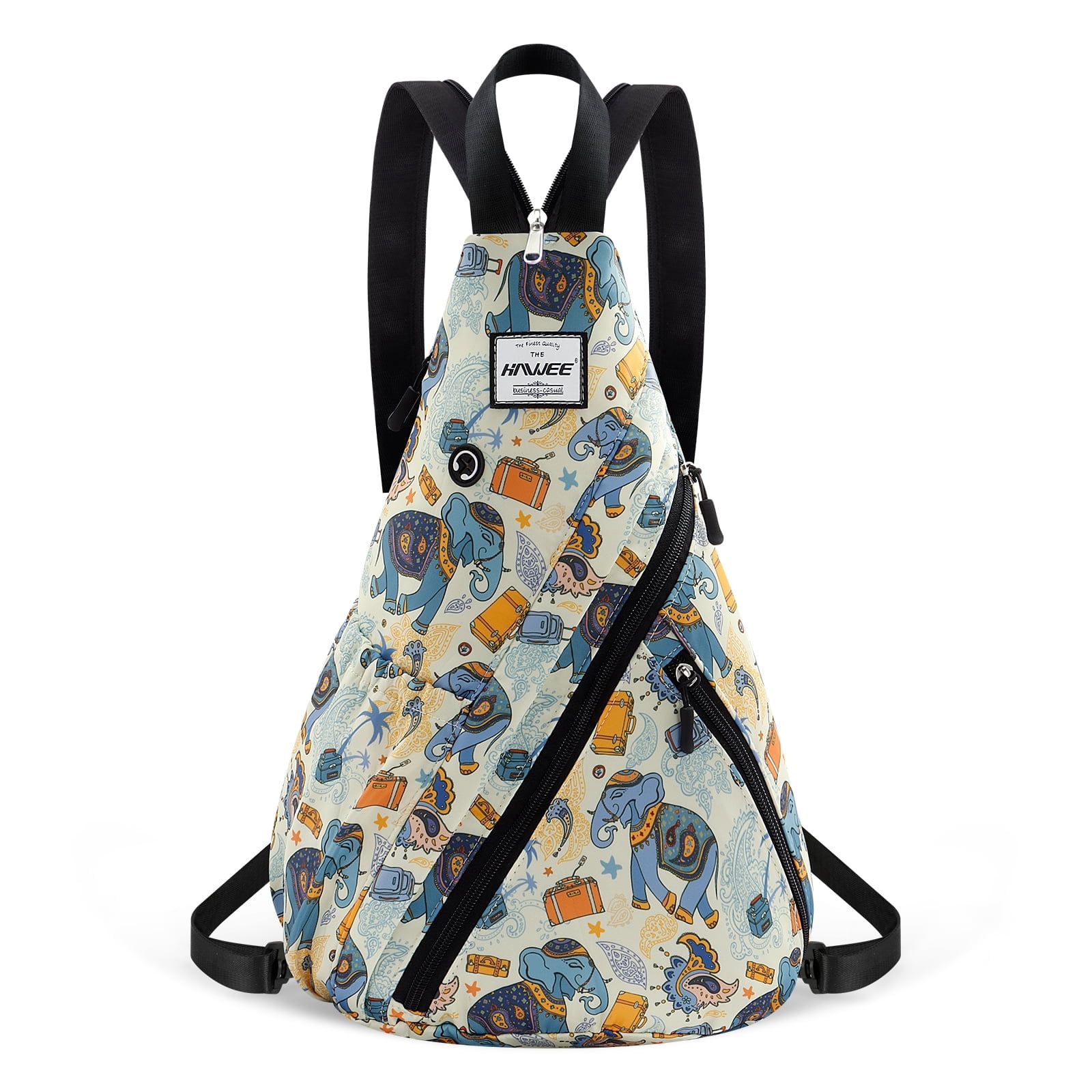HAWEE Convertible Sling Bag for Women - Water-Resistant Chest Bag ...