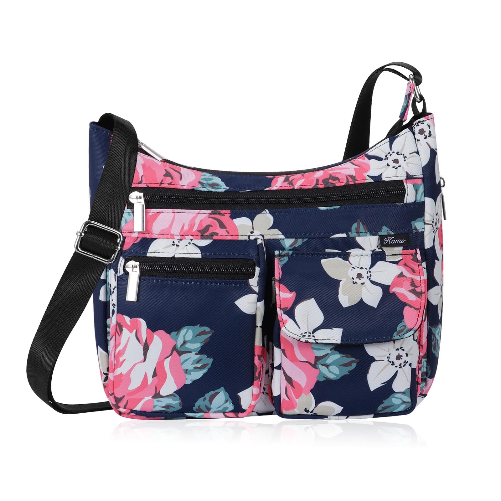 Women's Crossbody Bag - Lightweight, Multi-pocket Messenger, Casual ...