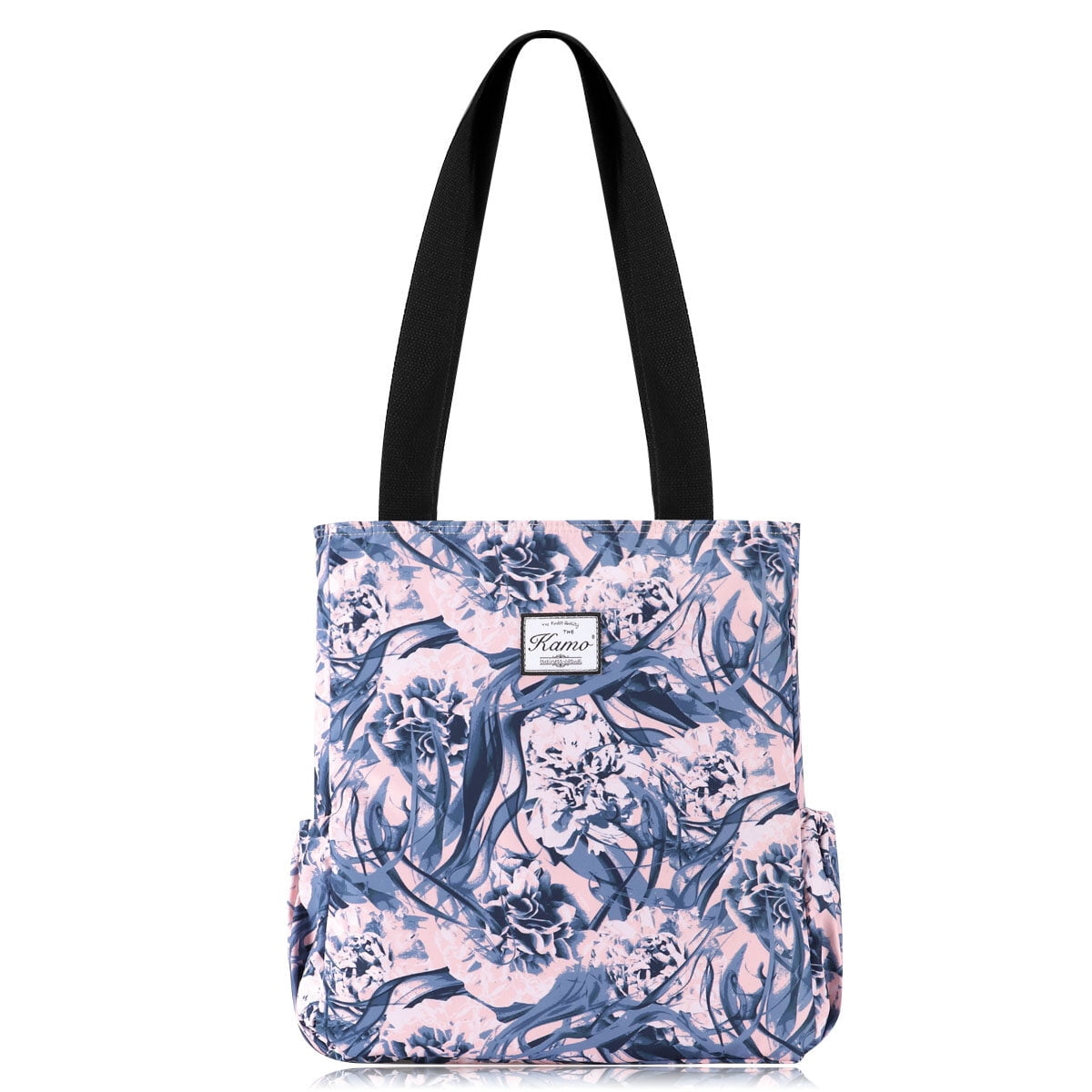HAWEE Floral Tote Bag Large Shoulder Bag with Multi Pockets for Gym ...