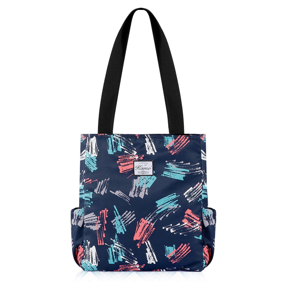 HAWEE Floral Tote Bag Large Shoulder Bag with Multi Pockets for Gym ...