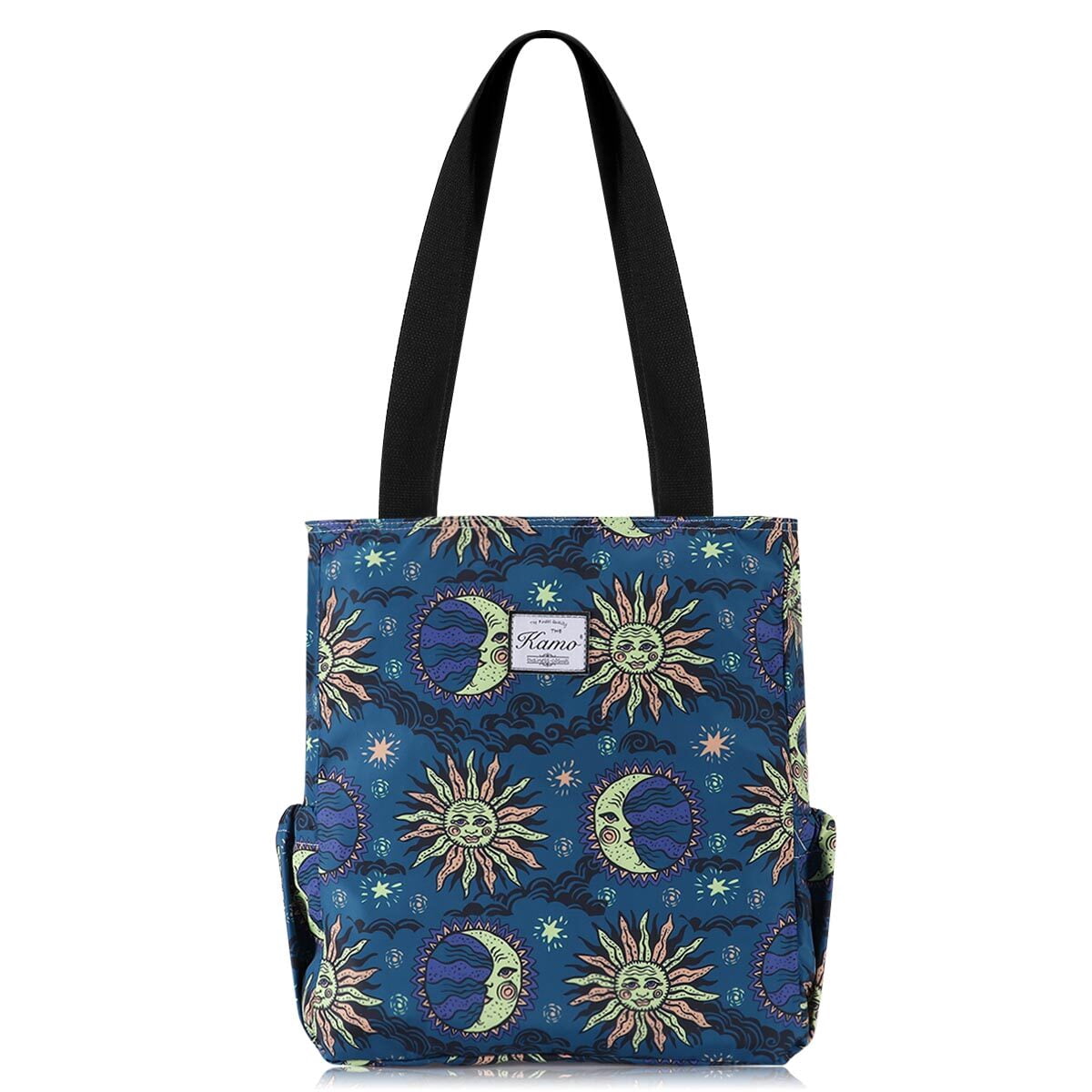 HAWEE Floral Tote Bag Large Shoulder Bag with Multi Pockets for Gym ...