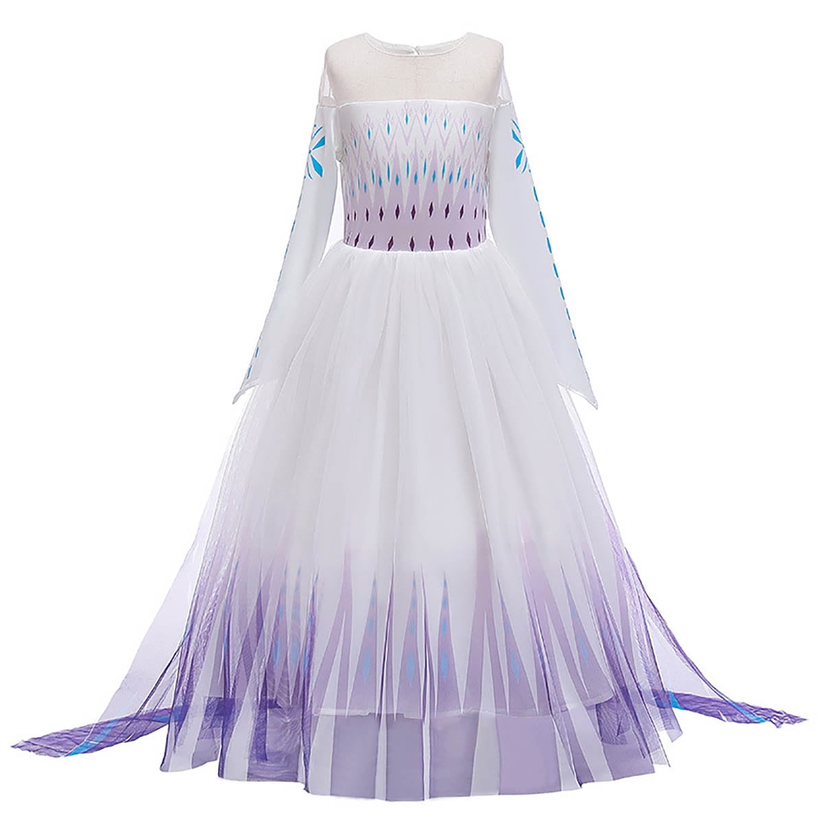 HAWEE Girl Princess Snow Dress Fancy Party Dress Queen White Costumes ...