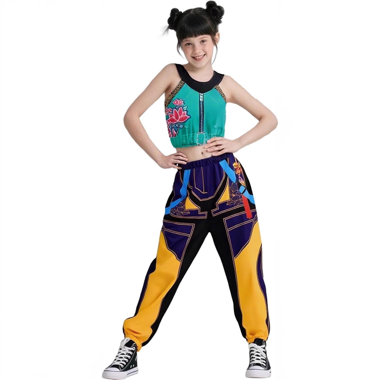 HAWEE Girls Demon Costume Cosplay Pop Singers Stage Role Play Outfit ...