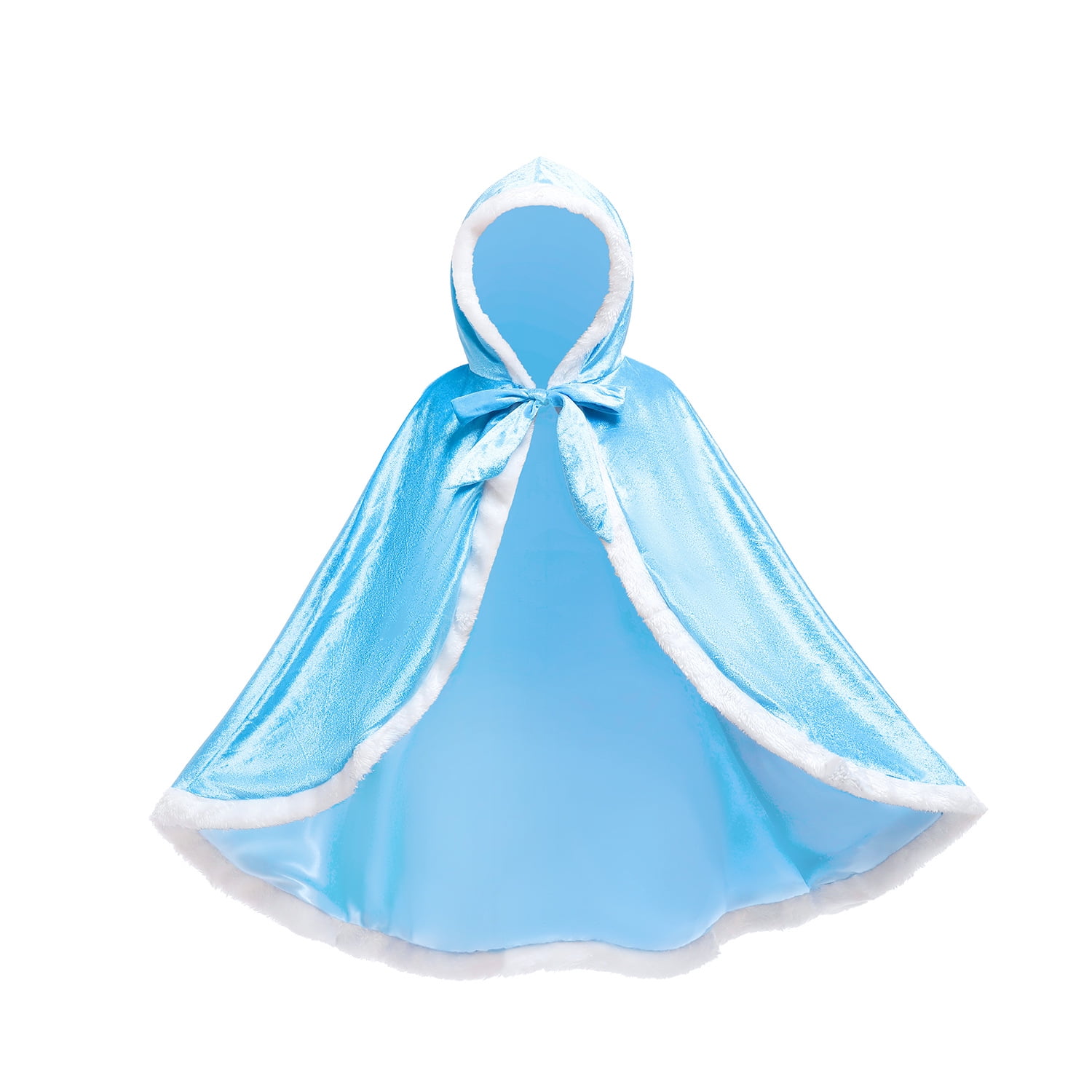 HAWEE Girls Dress Up Hodded Cape Toddler Costume Princess Elsa Cloaks ...