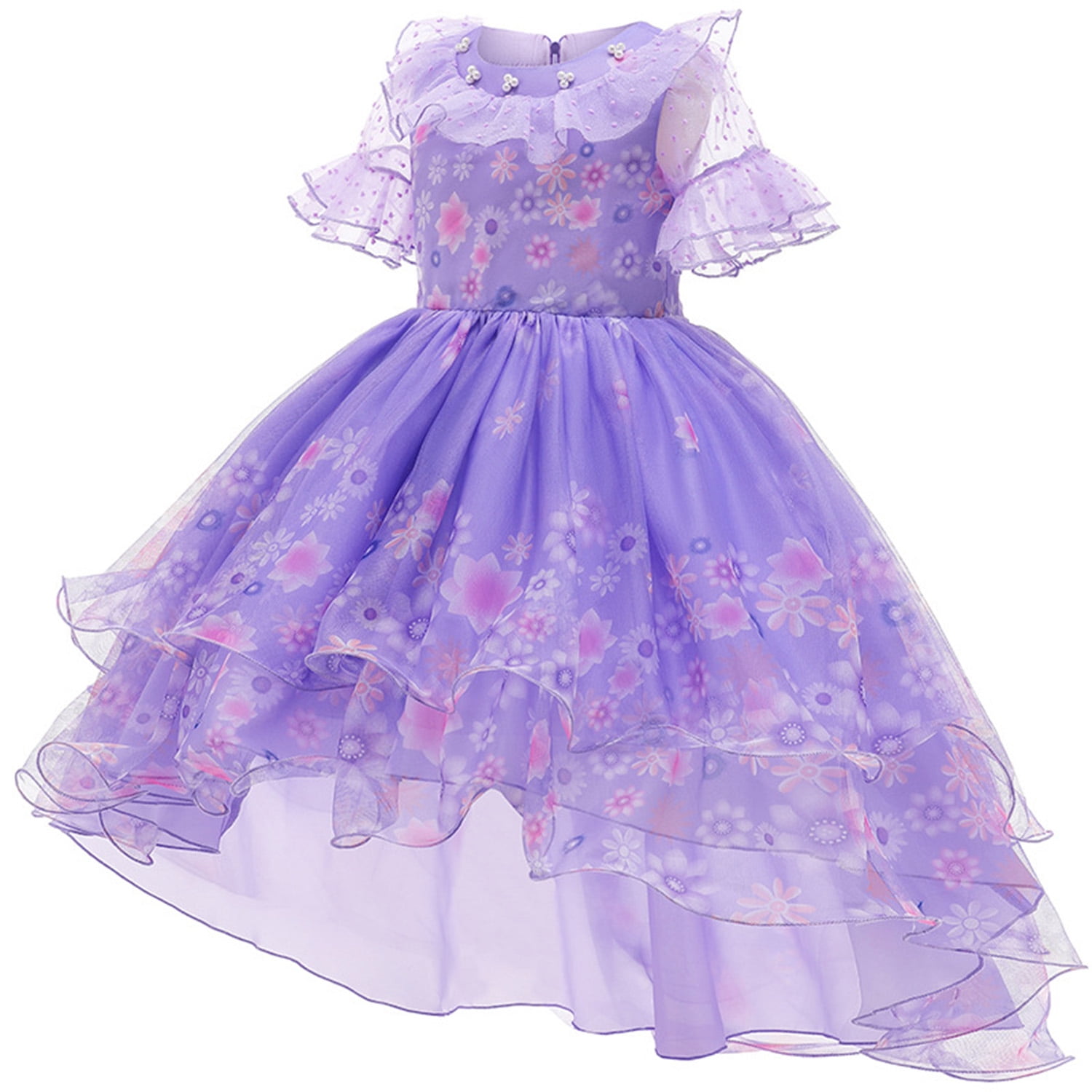 HAWEE Girls Isabela Dress Cosplay Costume Purple Skirt Halloween Outfit ...