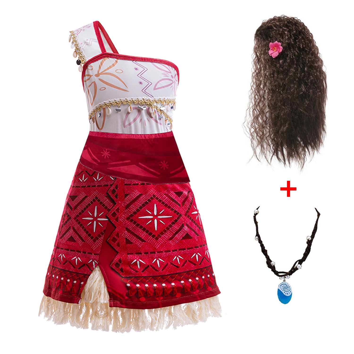 HAWEE Girls Princess Moana 2 Dress Cosplay Adventure Movies Hero ...