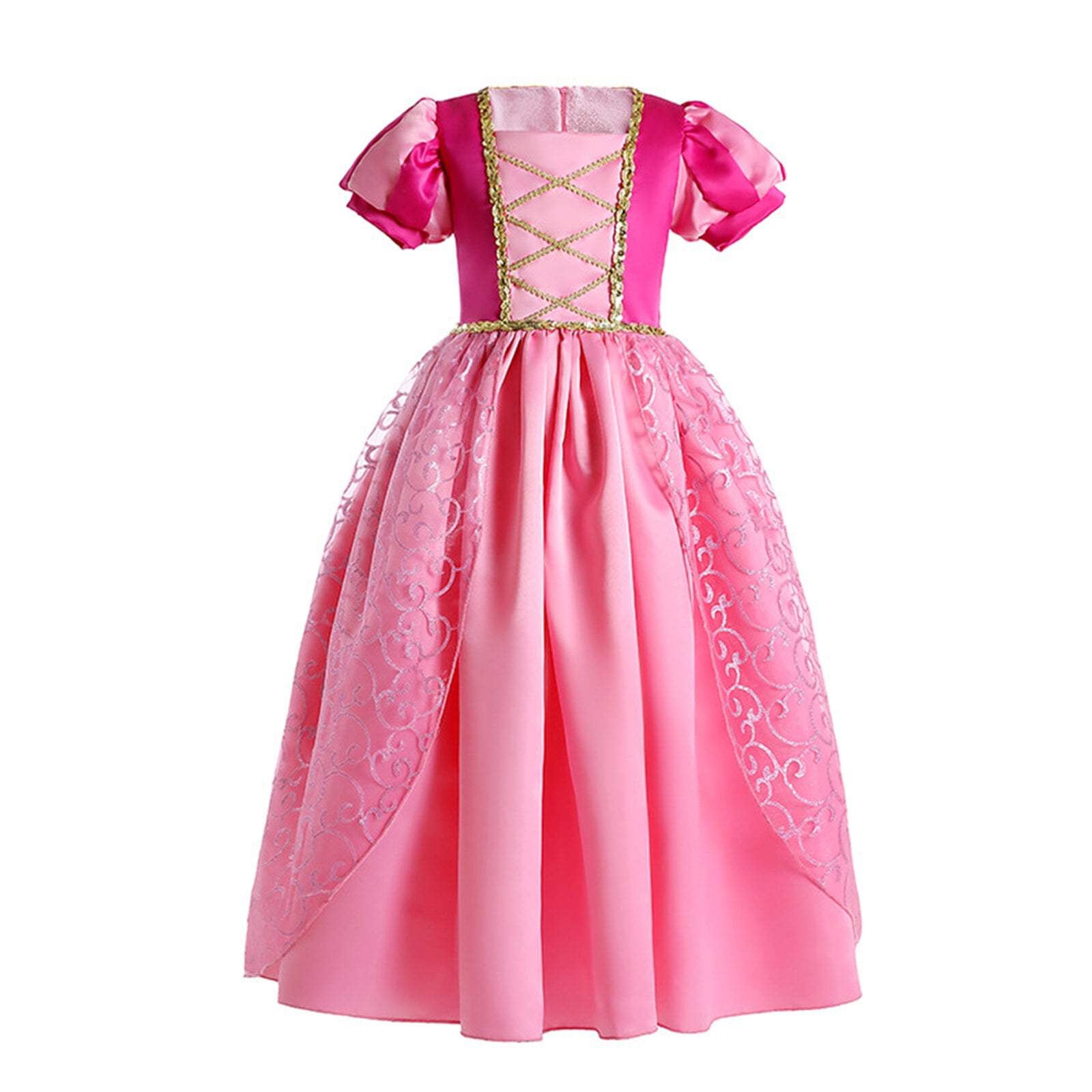 HAWEE Girls Rapunzel Costume Princess Dress Up for Birthday Halloween ...