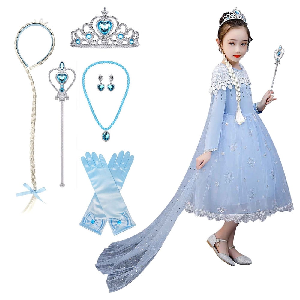 HAWEE Little Girls Princess Fancy Cosplay Dance Party Dress Costume ...
