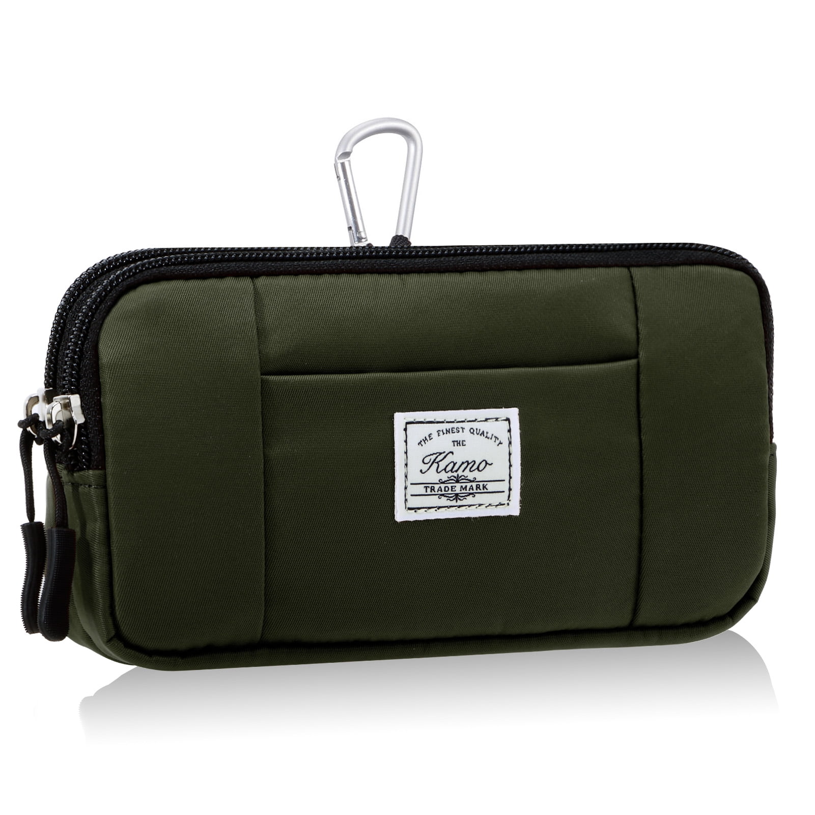 HAWEE Multipurpose Canvas Horizontal Smartphone Pouch Cell Phone Holster with Belt Loop Pouch ...