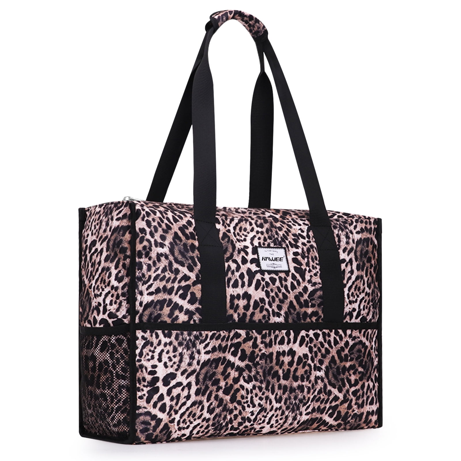 HAWEE Nurse Bags for Work Water Repellent Nursing Bag Leopard Print ...