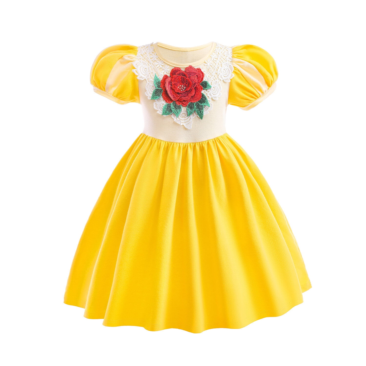 HAWEE Princess Shirt Skirt Costume for Girls Kids Princess Dress Up ...