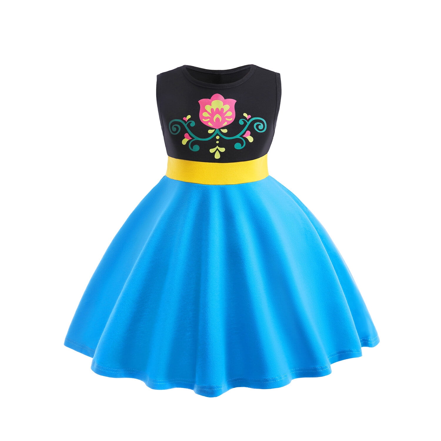 HAWEE Princess Shirt Skirt Costume for Girls Kids Princess Dress Up ...
