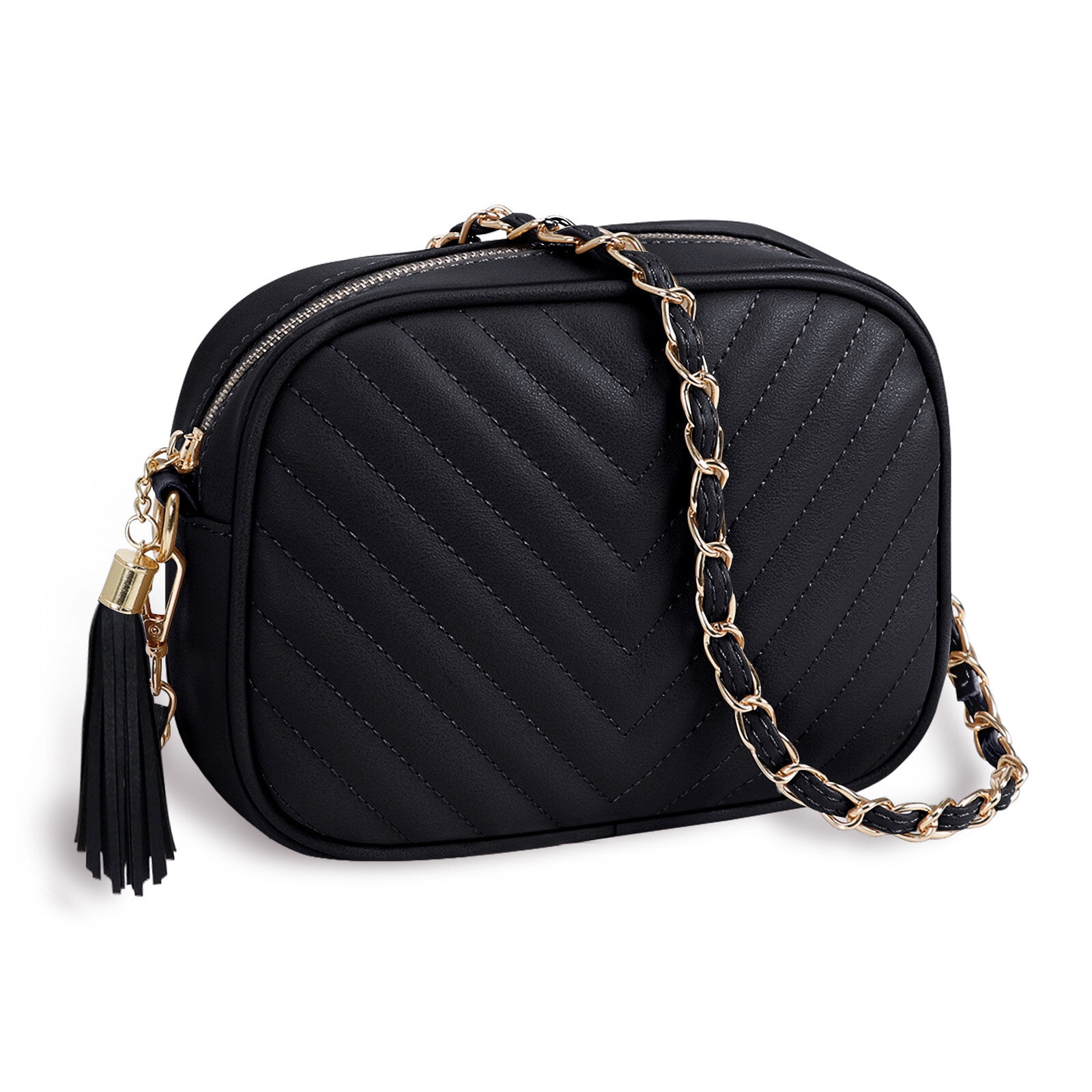 HAWEE Quilted Crossbody Purses for Women Trendy Small Crossbody ...