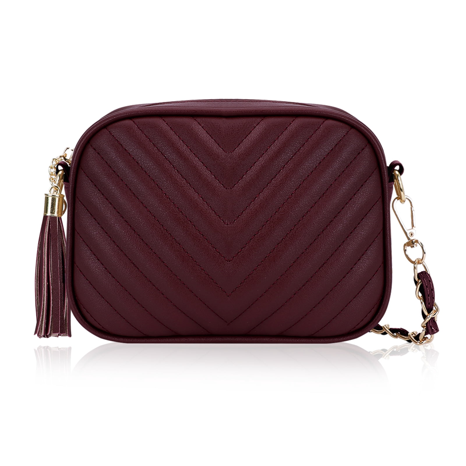 HAWEE Quilted Crossbody Purses for Women Trendy Small Crossbody ...