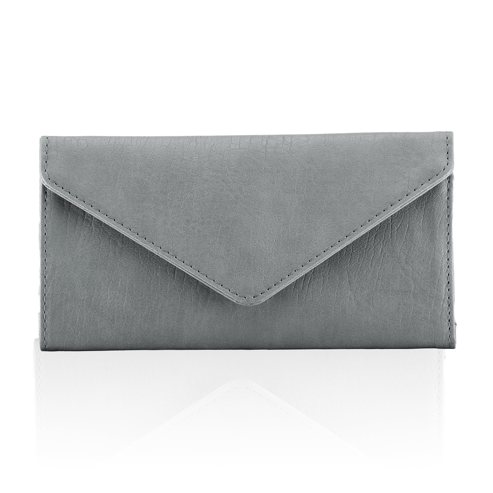 HAWEE RFID Blocking Trifold Wallet for Women and Men, Vegan Leather ...