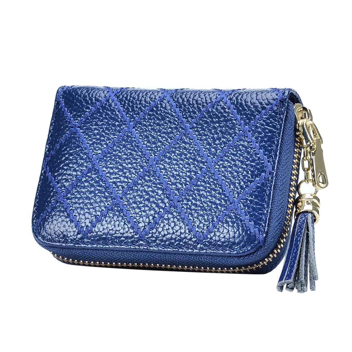 HAWEE RFID Credit Card Wallet for Women Accordion Genuine Leather 15 ...