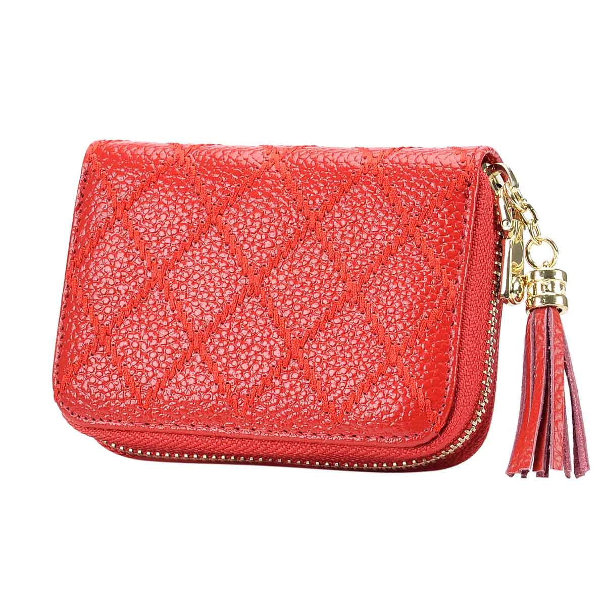 HAWEE RFID Credit Card Wallet for Women Accordion Genuine Leather 15 ...