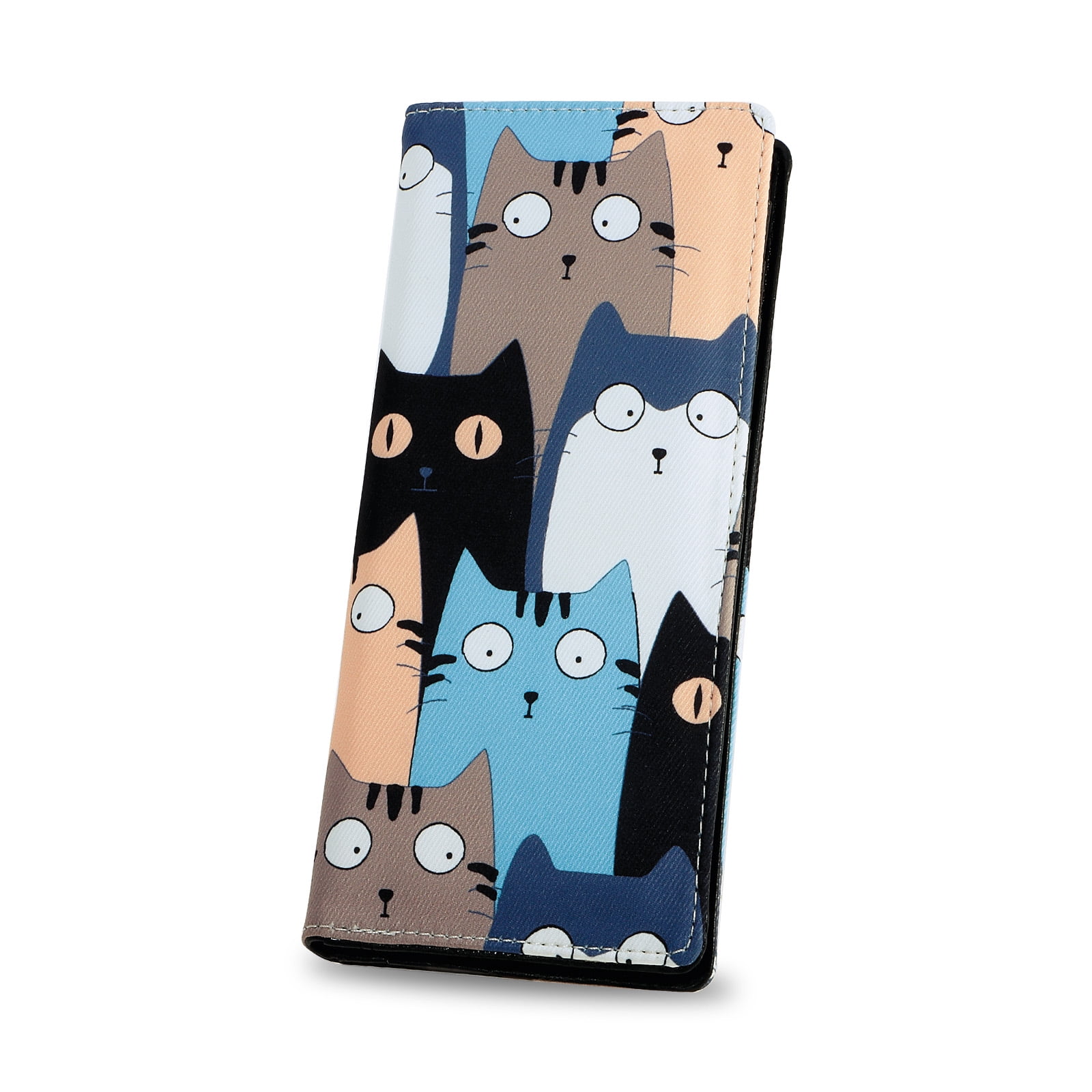 HAWEE Ultra Slim Wallet Bifold Long Wallet Polyester Purse Card Holder ...