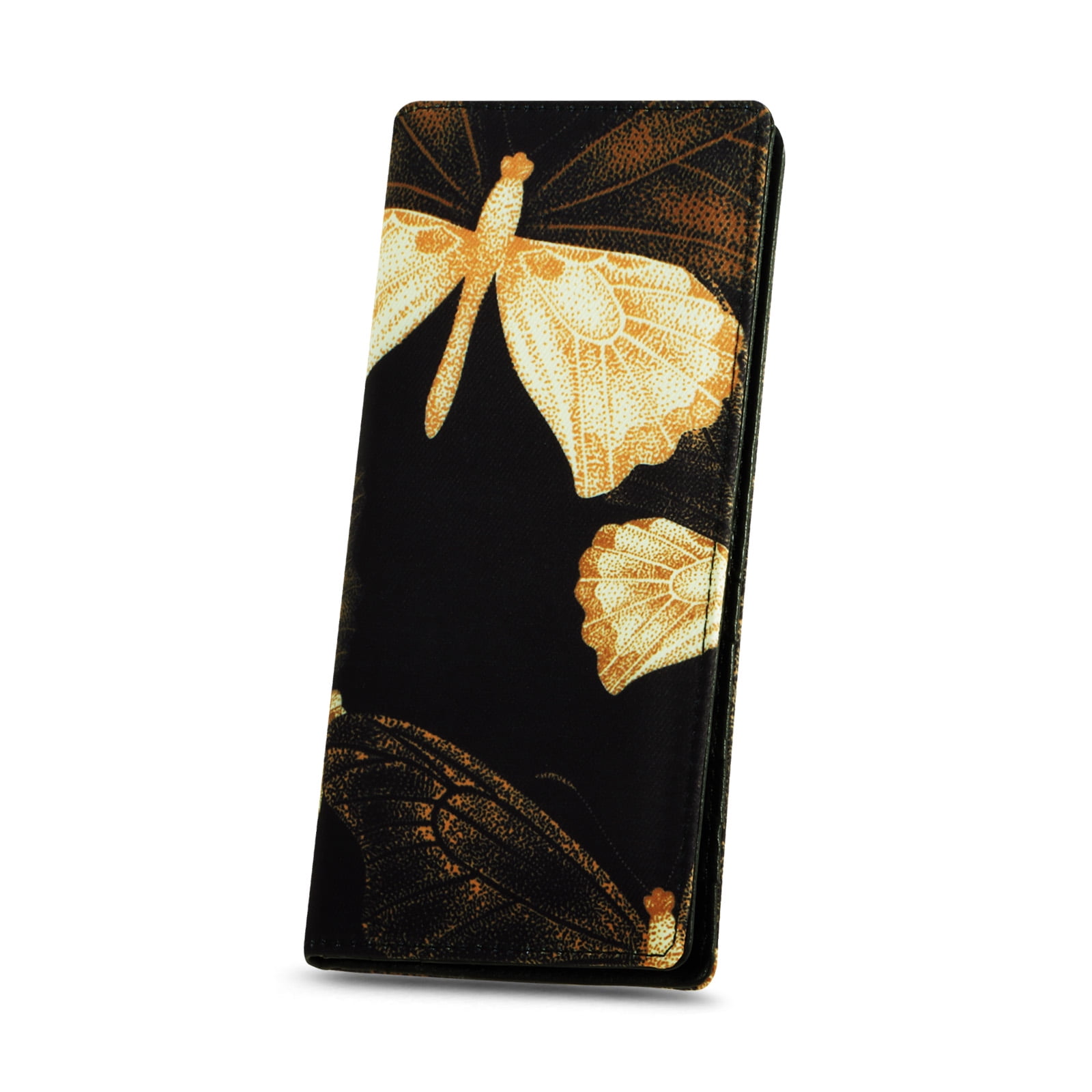 HAWEE Ultra Slim Wallet Bifold Long Wallet Polyester Purse Card Holder ...