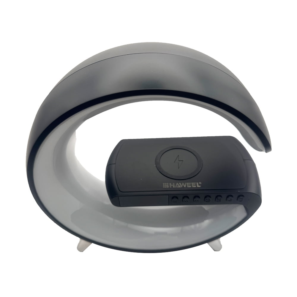 HAWEEL N69-1 Smart Bluetooth Speaker with Wireless Charger & Alarm ...