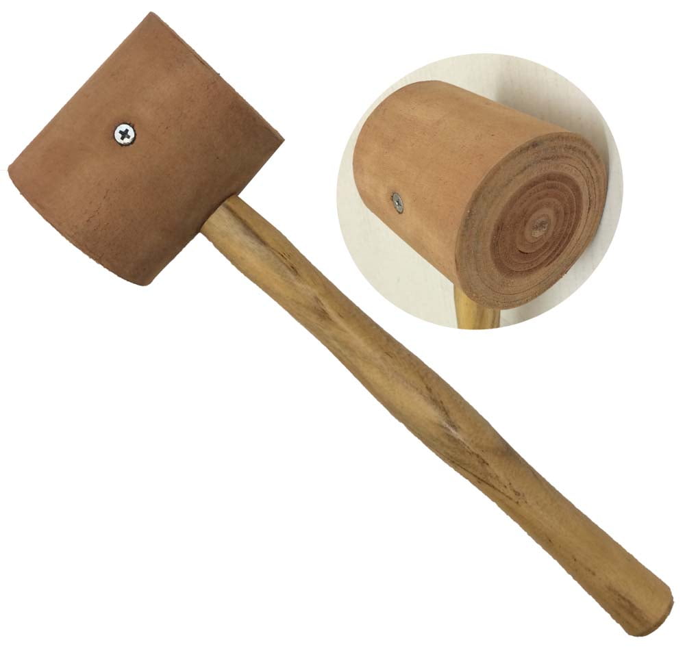 HAWK 13" Rawhide Mallet | Dual-Ended | Gentle Touch for Jewelers ...