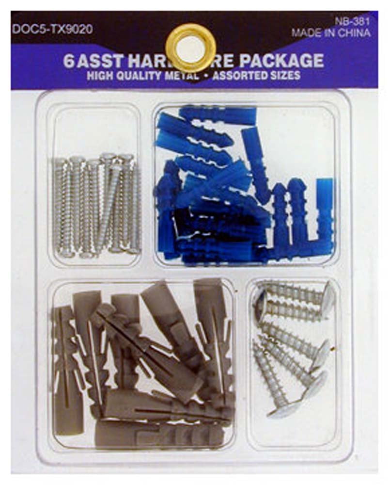 HAWK (2 Pack) Drywall Plugs & Screws Set | Versatile & Reliable Wall ...