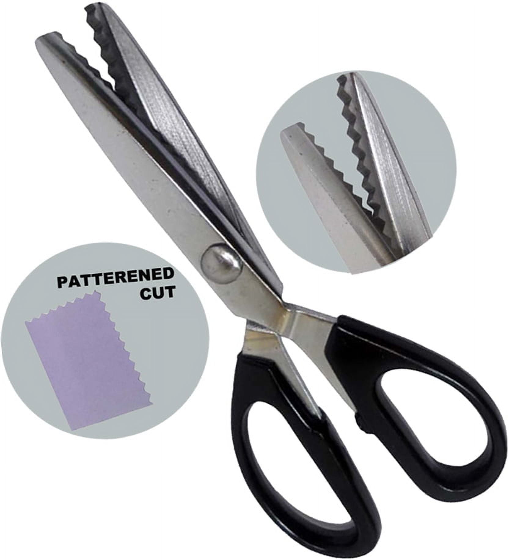 HAWK 8" (20.3 cm) Light Weight Forged Steel Pinking Shears - Tailoring Standard | Zig-Zag Teeth ...
