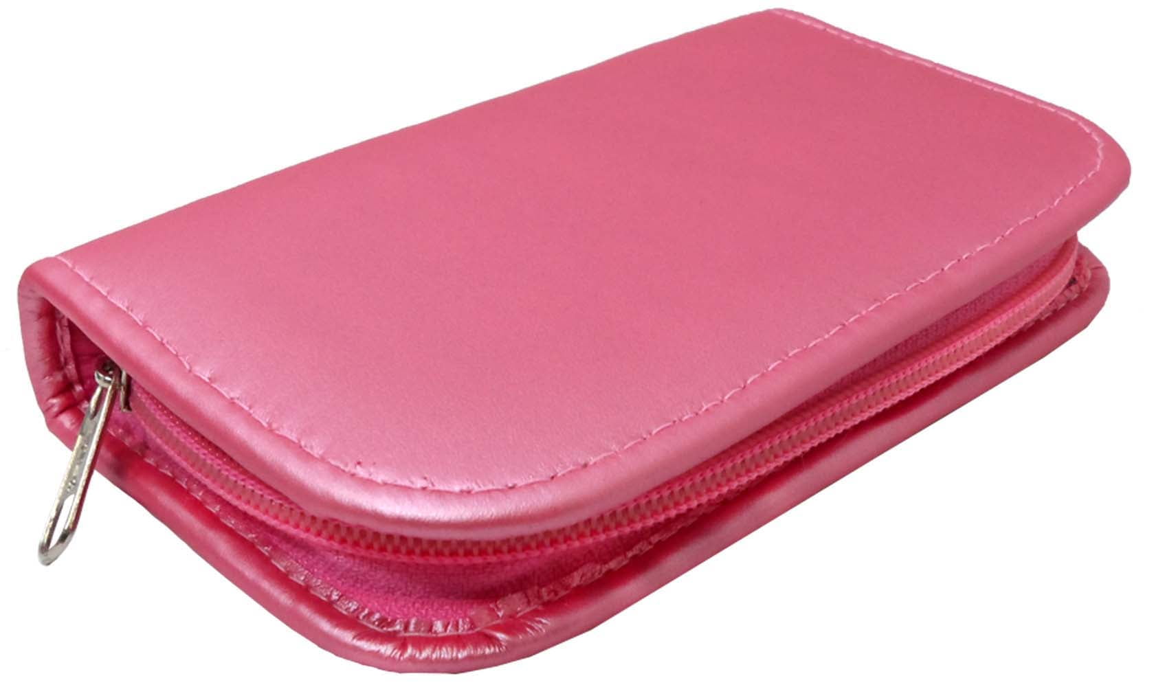 HAWK Customizable Pink Zipper Case | 3.5" x 6.25" | 5 Internal Straps ...