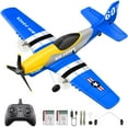 HAWK'S WORK 3 Channel RC Plane P-51D Mustang, Remote Control Airplane ...