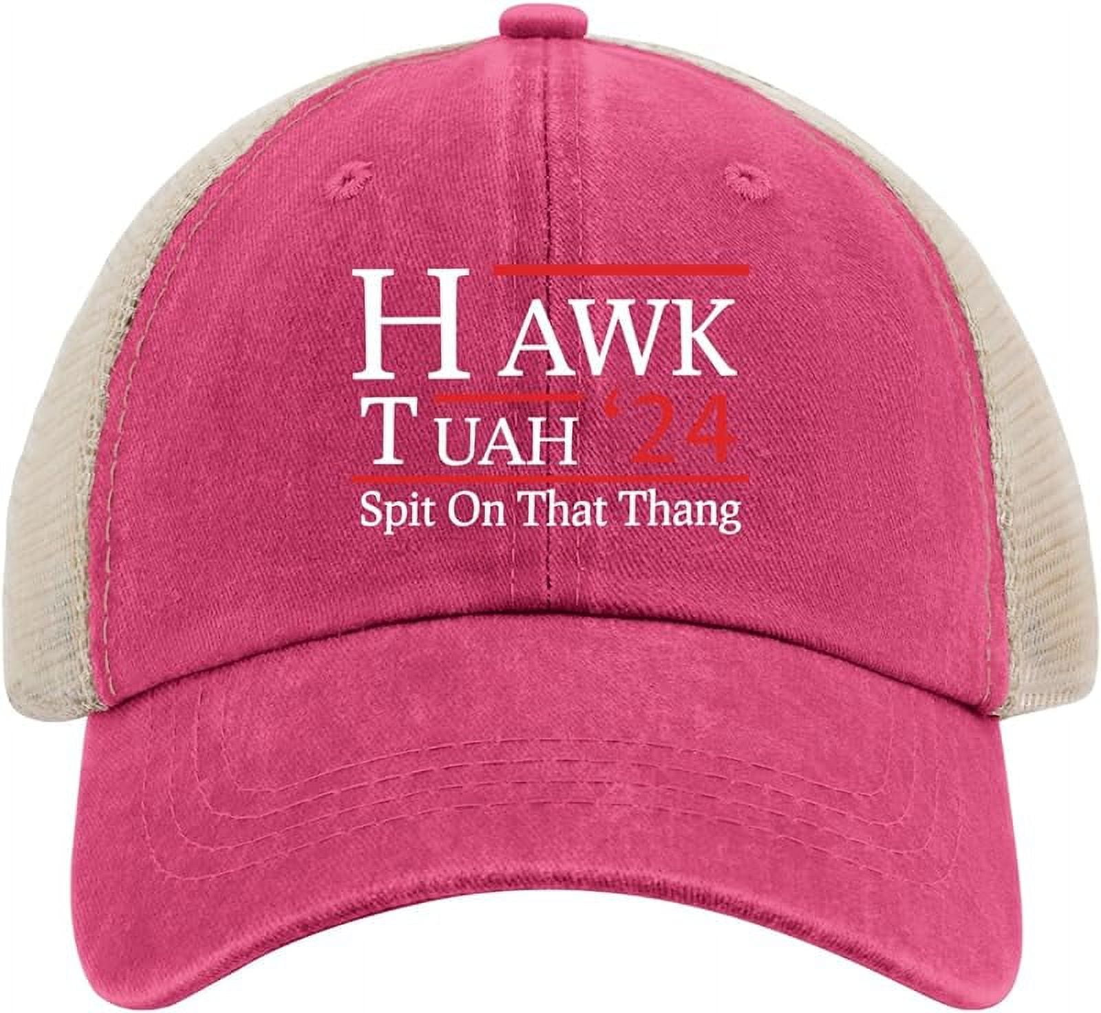 HAWK TUAH Spit On That Thang Trucker Hat Funny Mesh Baseball Cap for ...