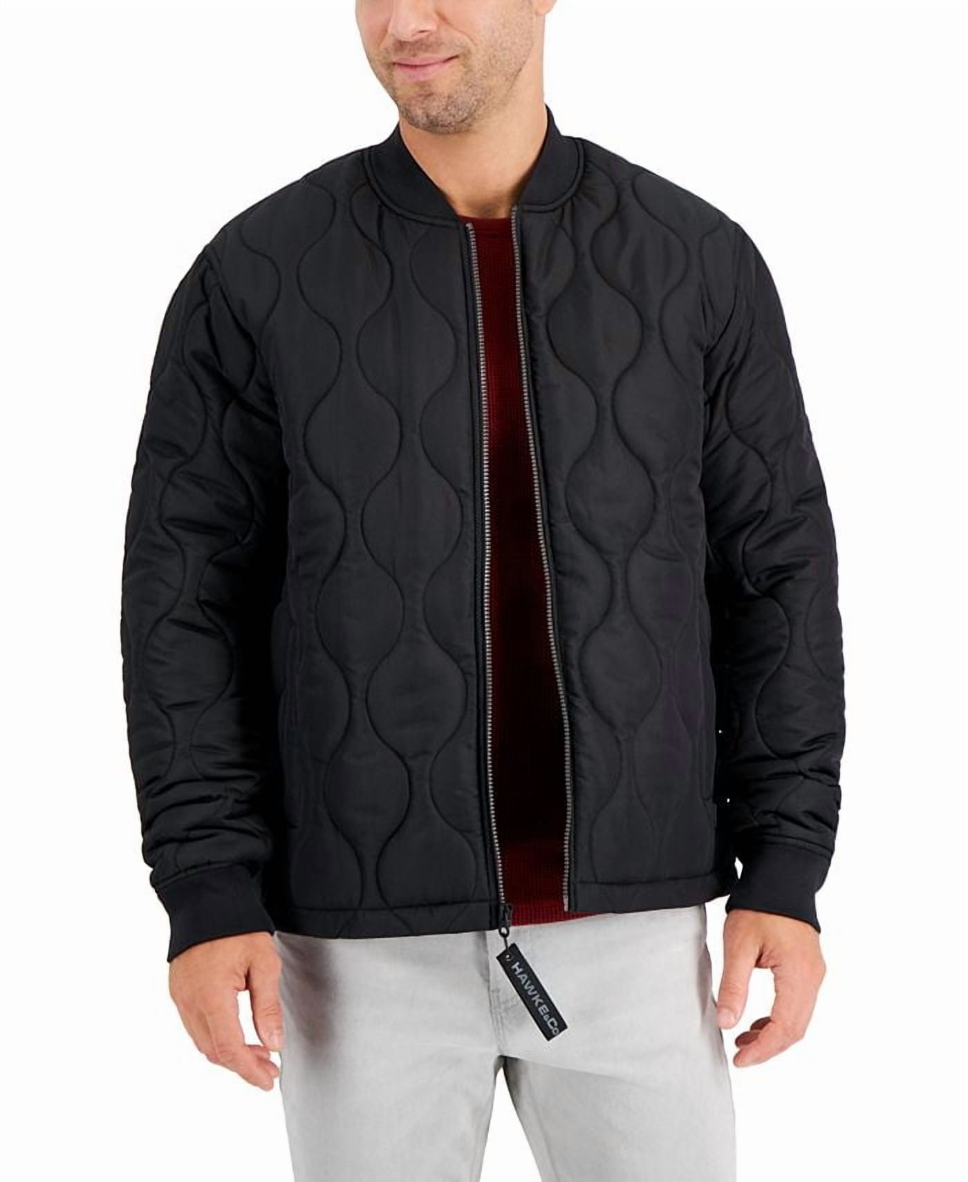 HAWKE & CO. Men's Onion Quilted Jacket Medium Black - Walmart.com