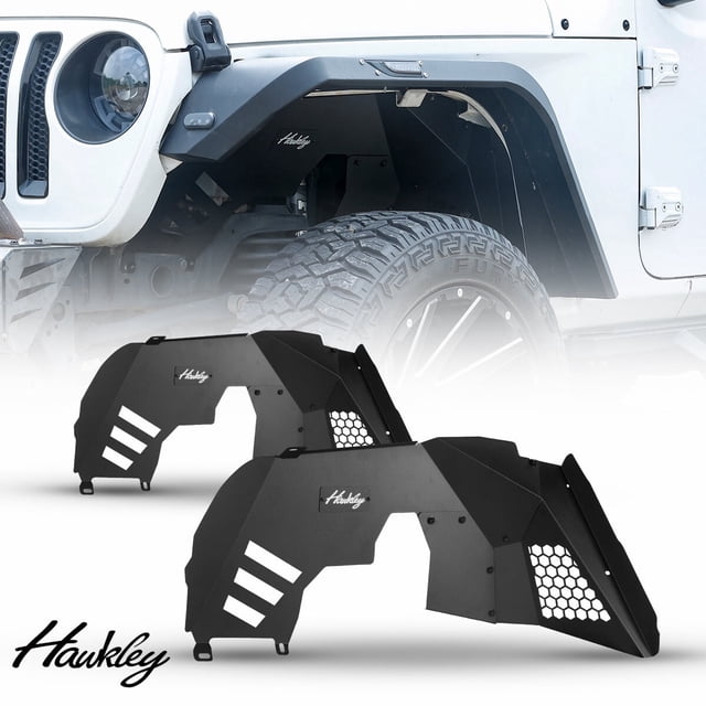 HAWKELY 2PCS Front Inner Fender Liners For 2018-2026 Jeep Wrangler JL ...