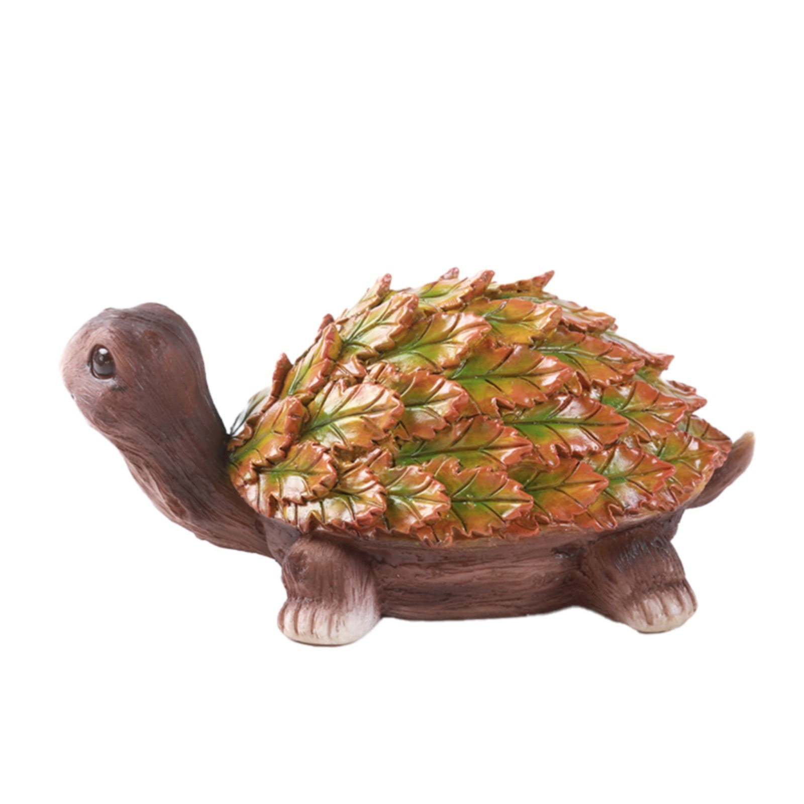 HAXIHA Garden Fall Leaf Tortoise Statues Figurines Ornament ...