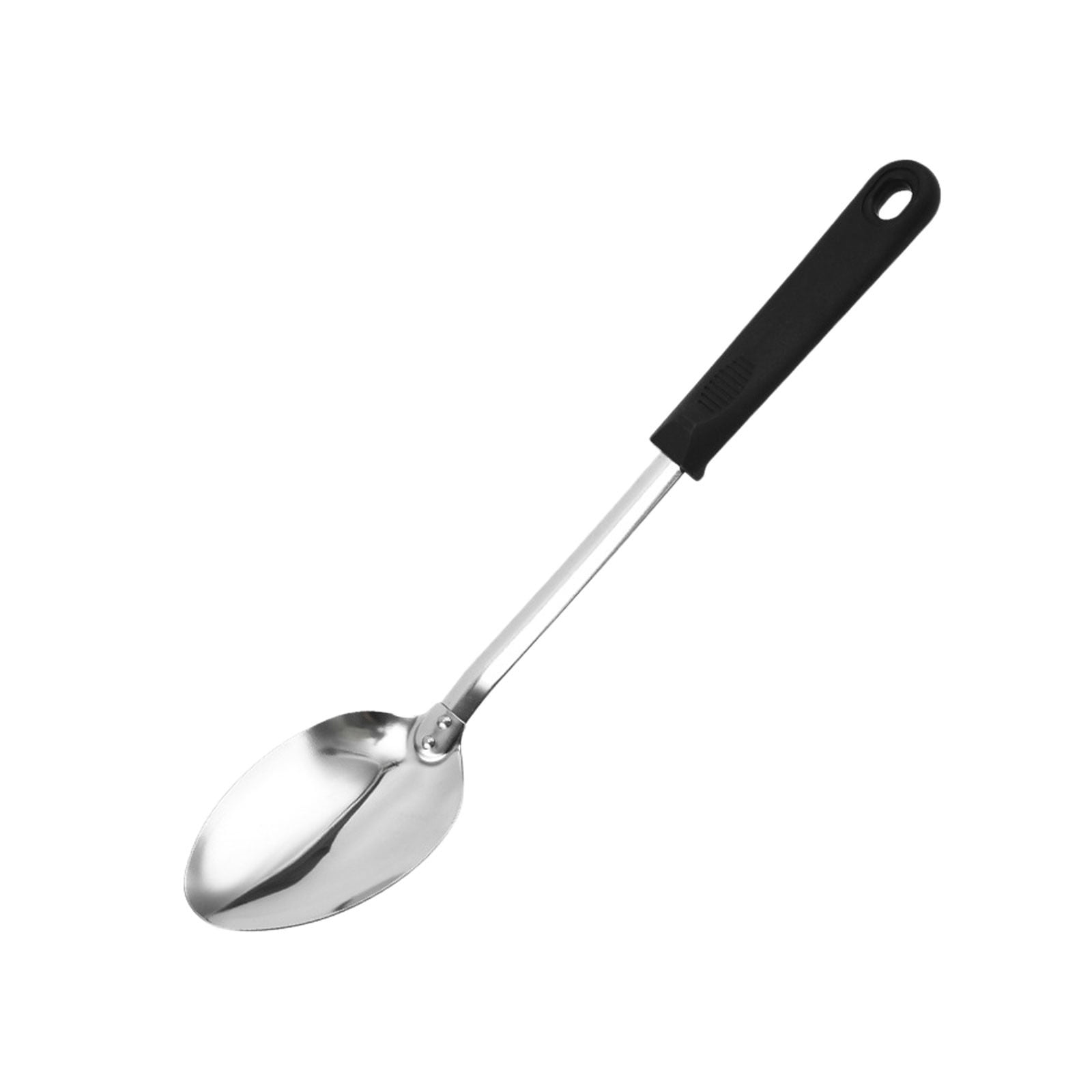 HAXMNOU Long Handle Large Spoon, Stainless Steel Serving Ladle, Heavy ...