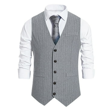 Men's Satin Backless Vest & Bow Tie Set - White - Walmart.com