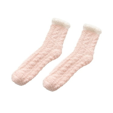 Rovga Sleeping Fuzzy Pairs Socks Socks Soft Slipper For Women Home ...