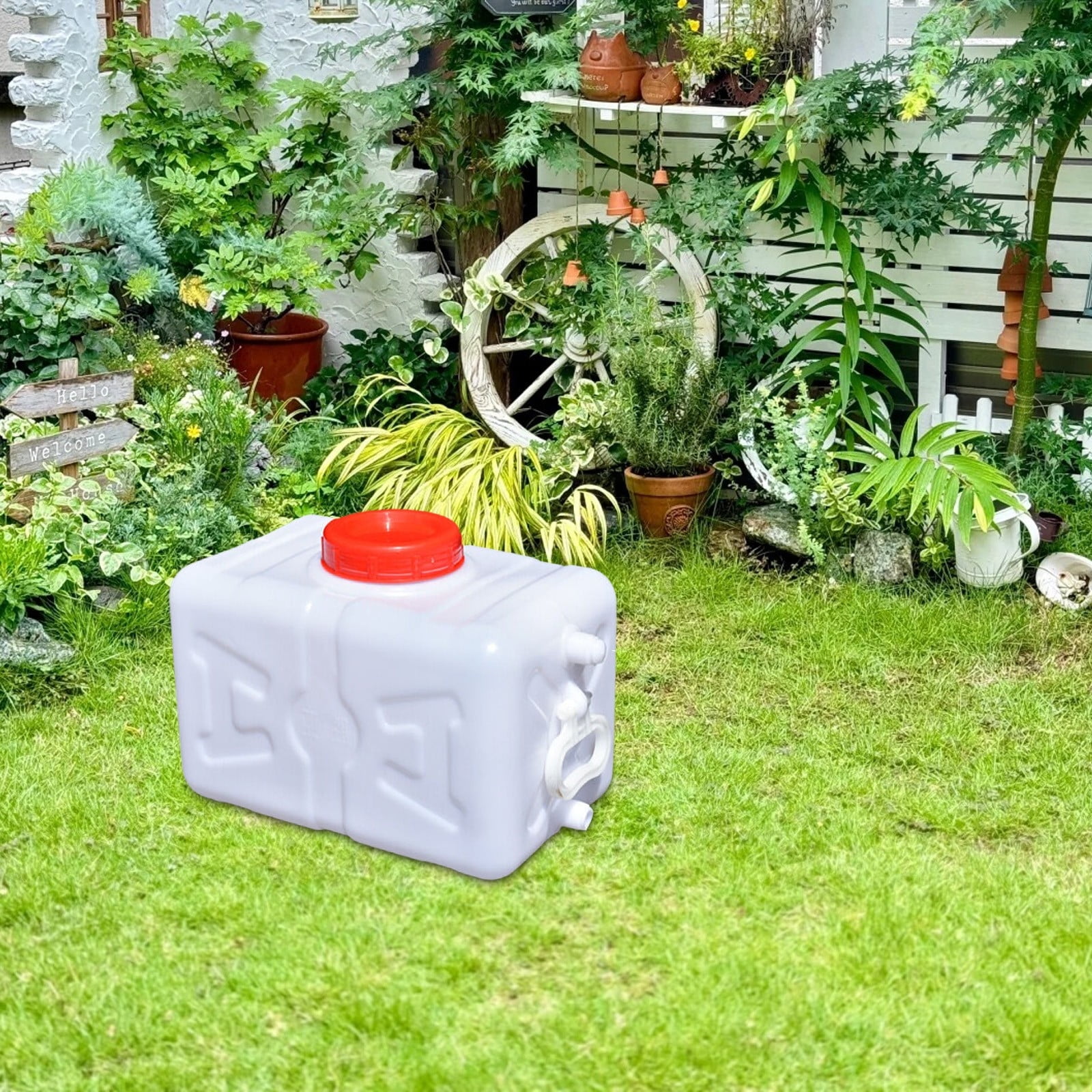 HAXMNOU Large Plastic Water Storage Tanks Portable Water Tank Water ...